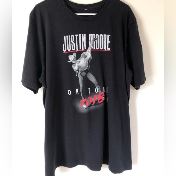 Tops | Justin Moore Tour Tshirt | Poshmark
